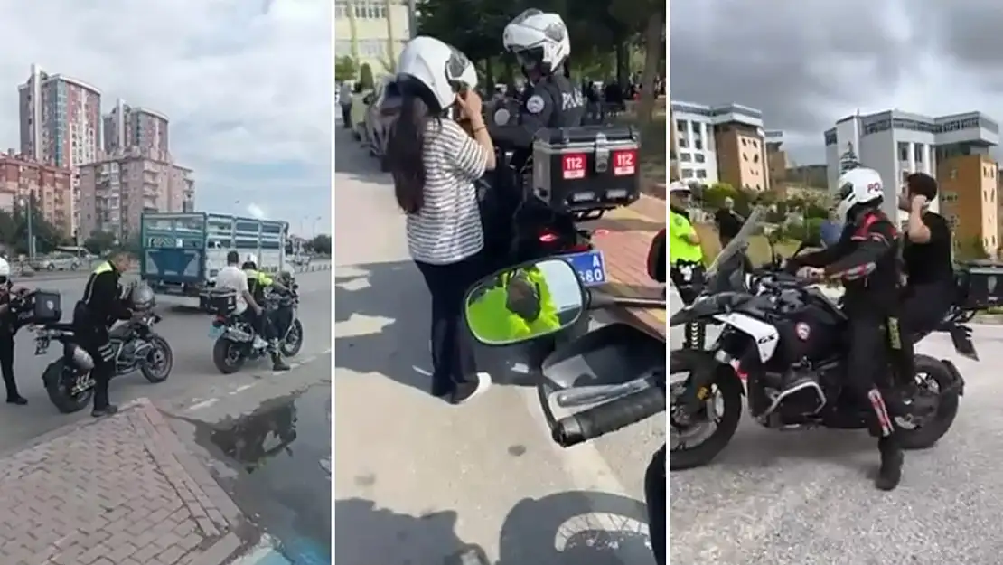 Konya polisi sınava yetişemeyen öğrenciler için seferber oldu